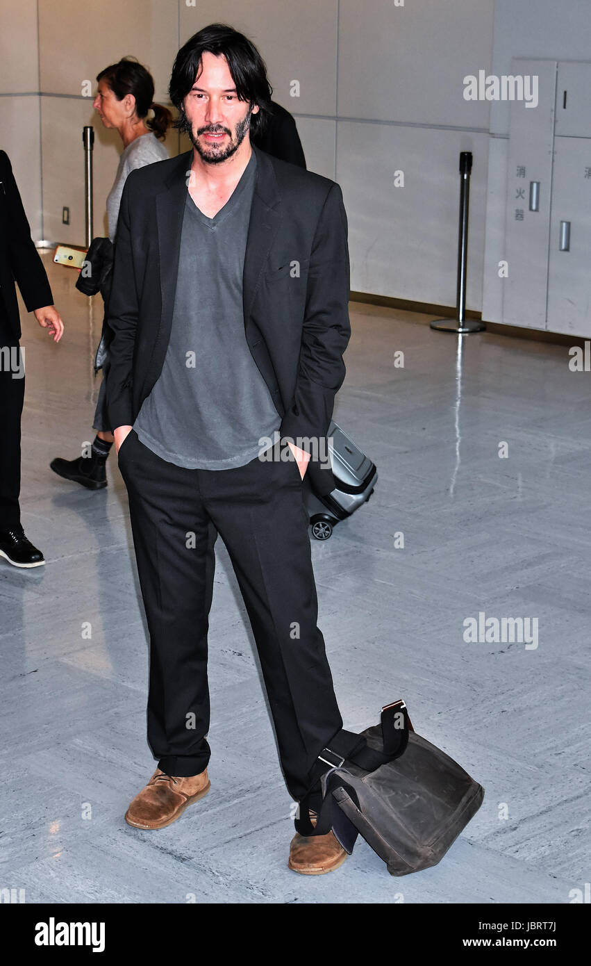 Keanu Reeves, June 11, 2017, Tokyo, Japan :Actor Keanu Reeves arrives ...