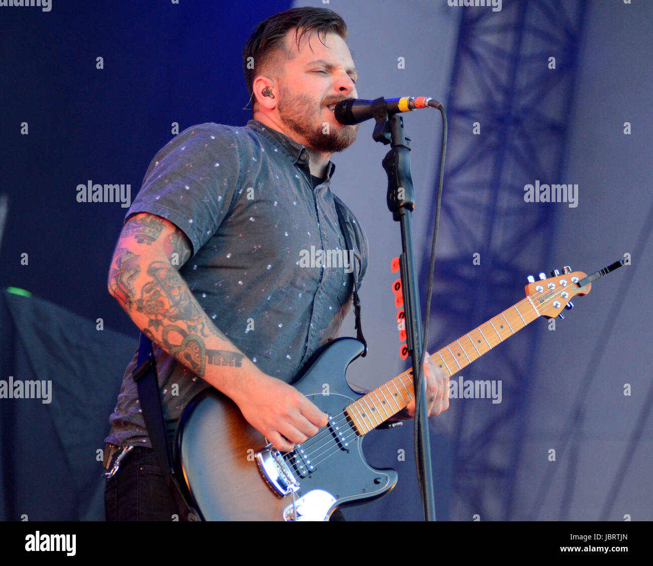 Dustin kensrue of thrice hi-res stock photography and images - Alamy