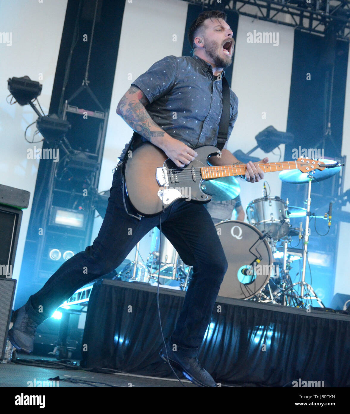 Dustin kensrue of thrice hi-res stock photography and images - Alamy