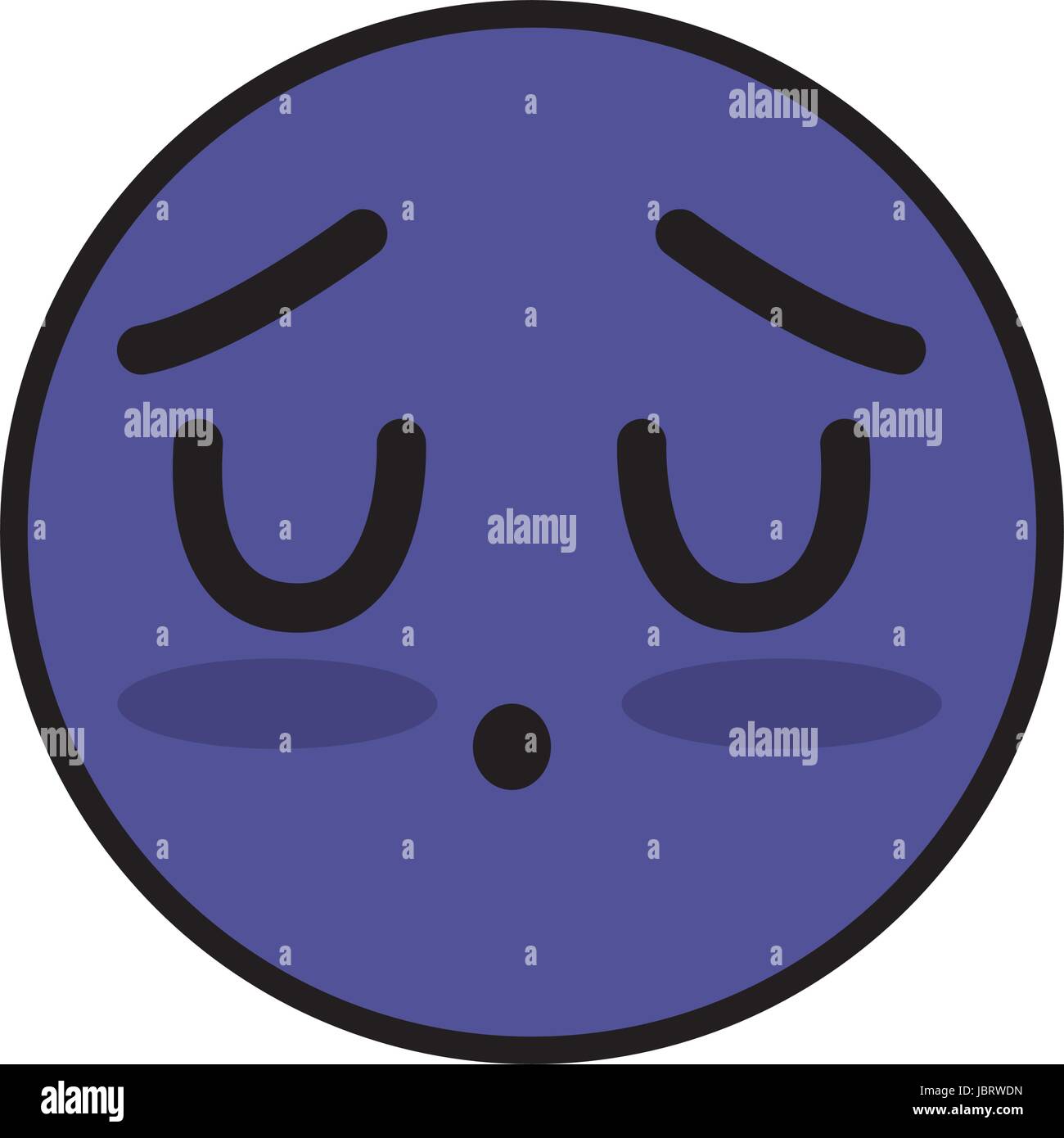 cute kawaii surprise face and scared Stock Vector Image & Art - Alamy