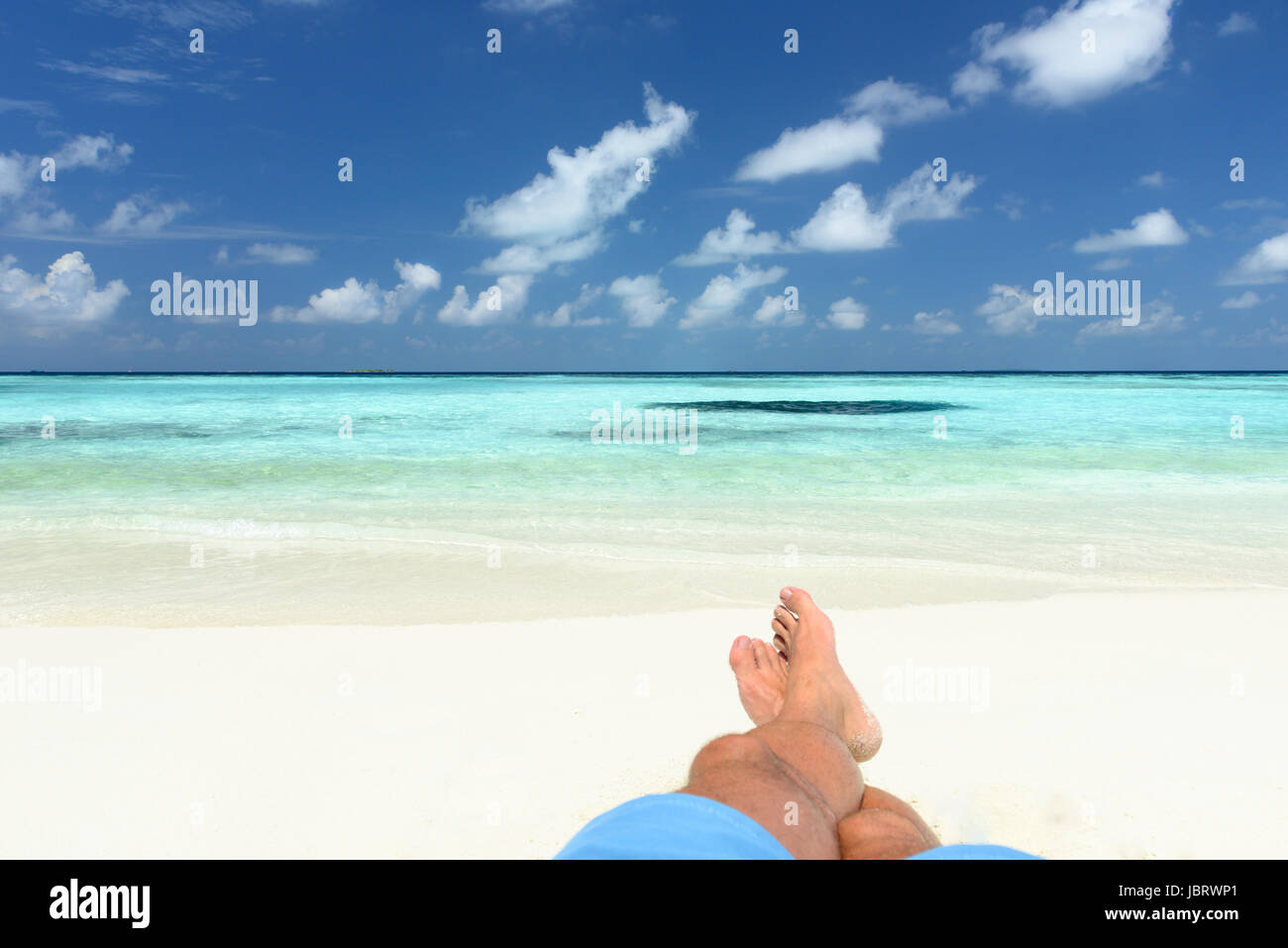 sunbathing on the beach Stock Photo - Alamy