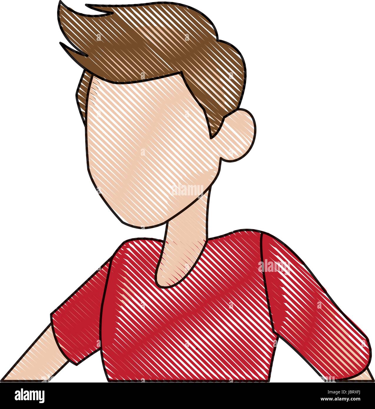 default head man portrait hair image Stock Vector Image & Art - Alamy