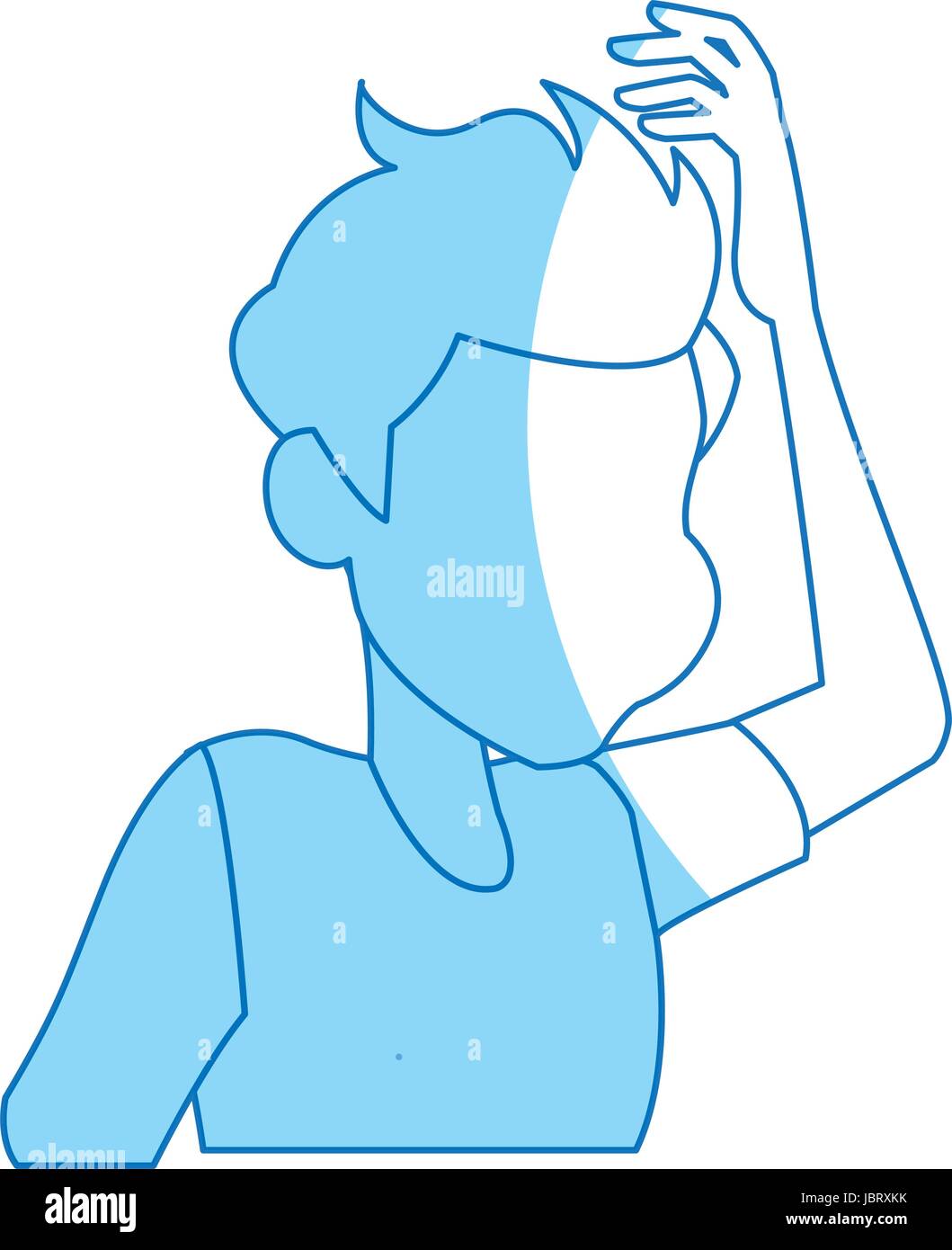 cartoon man medical condition sick image Stock Vector Image & Art - Alamy