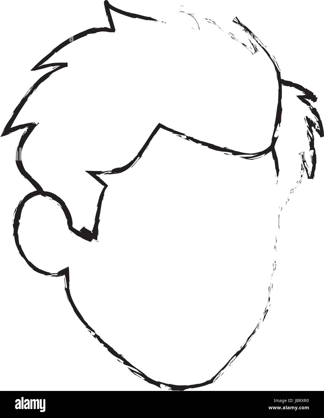 head default man male character image Stock Vector Image & Art - Alamy