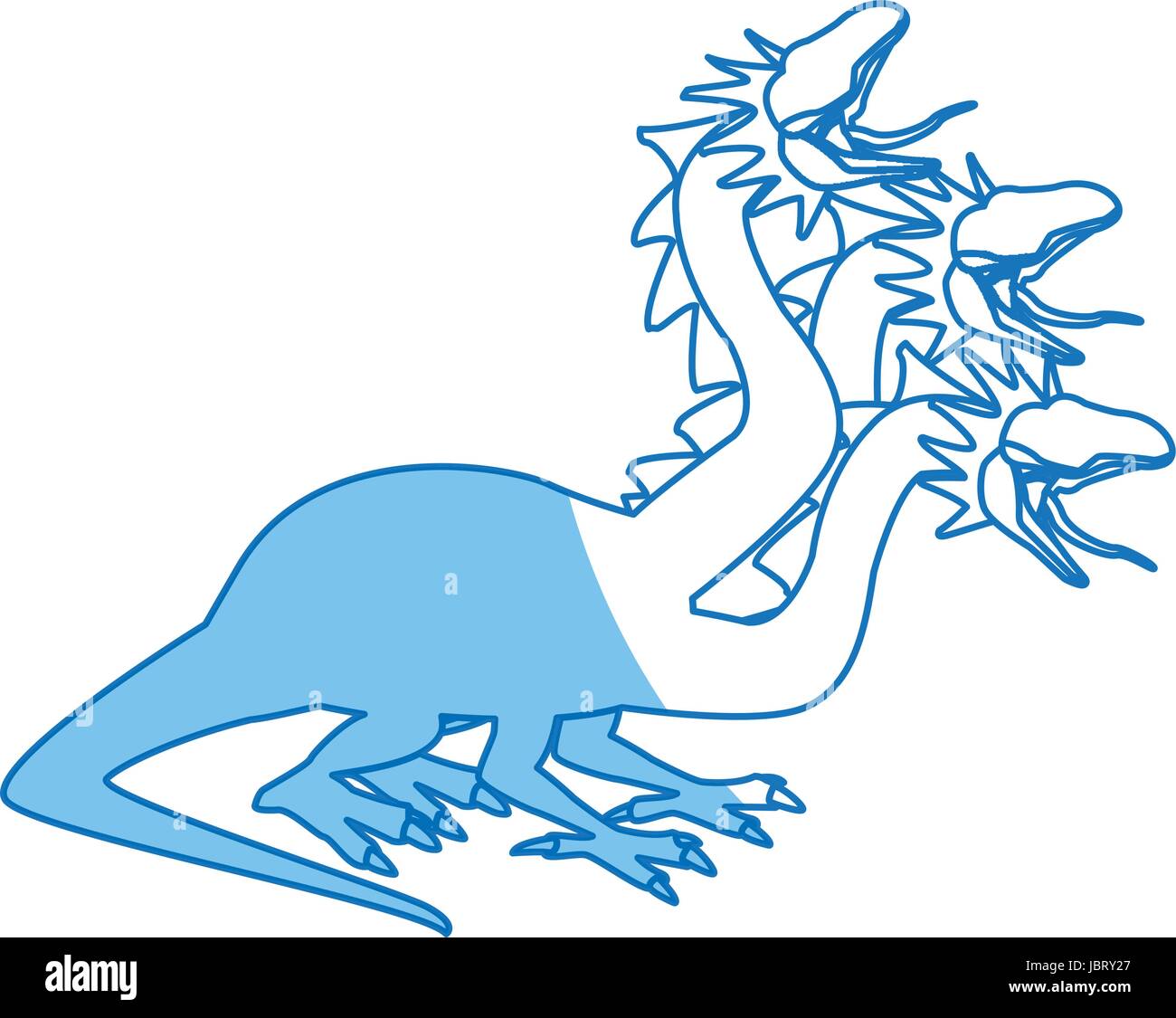 hydra mythological creature monster serpents Stock Vector Image & Art ...