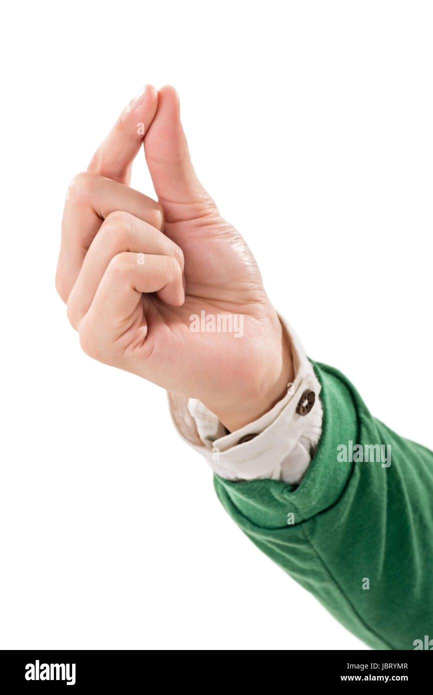Hand gesture, pick up, isolated on white Stock Photo - Alamy
