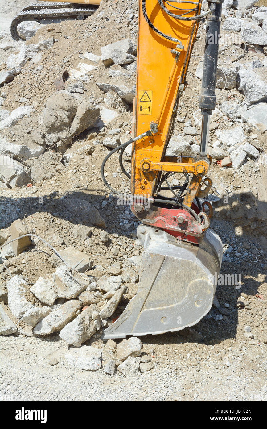 Heavy Machinery as Construction Site Equipment Stock Photo - Alamy