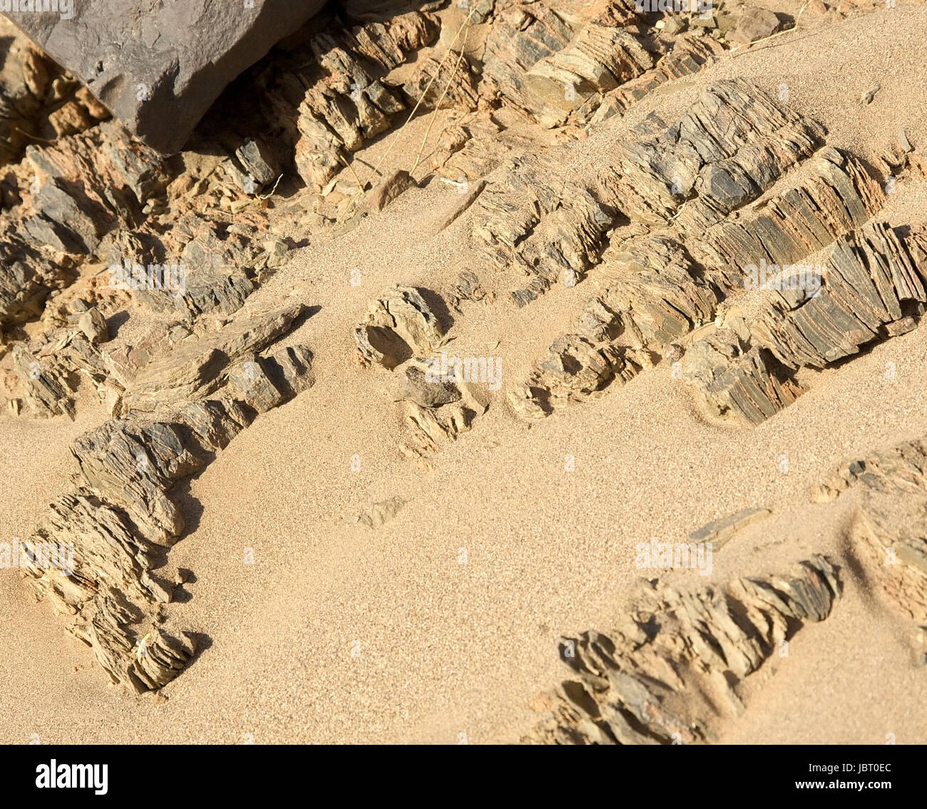 Natural desert texture in the flat desert Stock Photo - Alamy