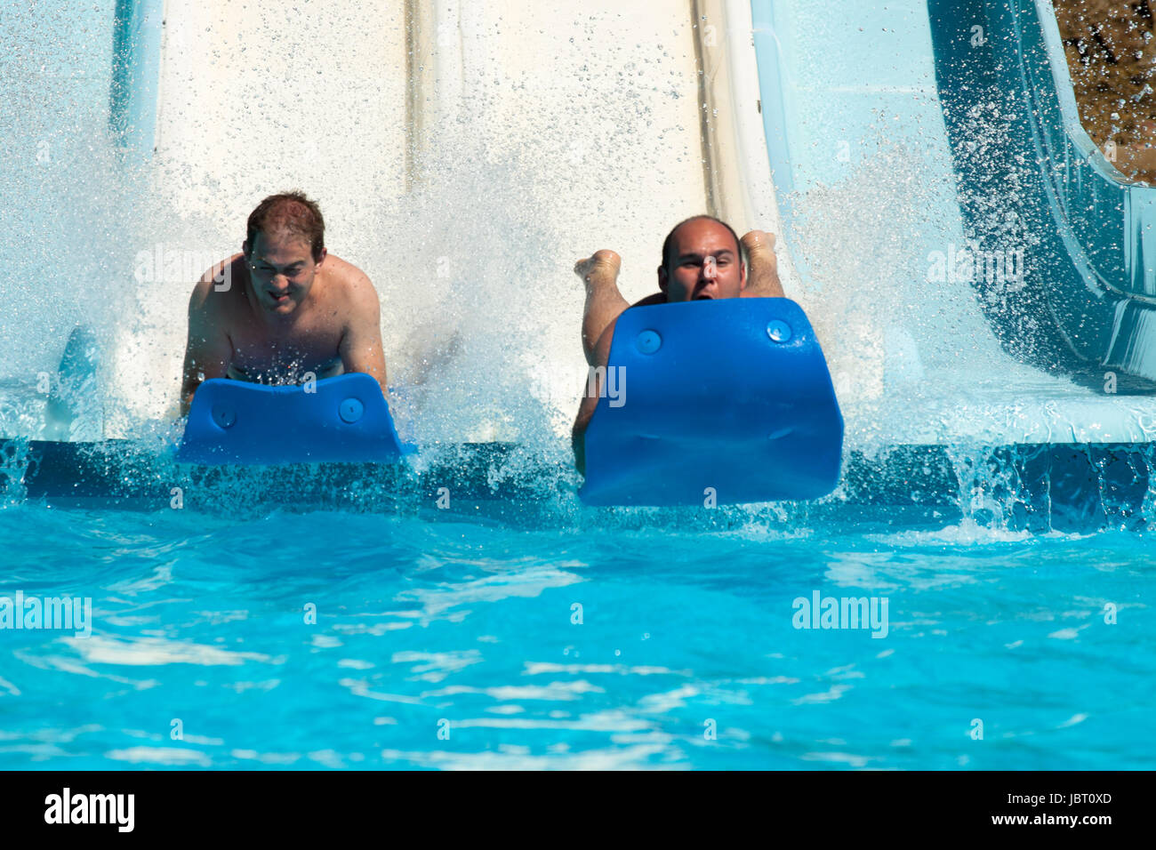 Water slides two hi-res stock photography and images - Alamy