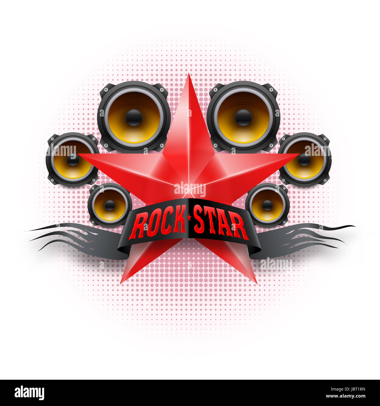 Digital disco design in Cut Out Stock Images & Pictures - Alamy