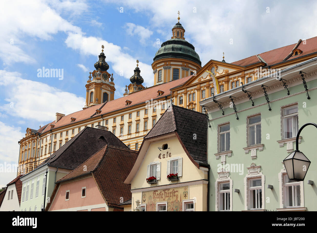 old town melk melk Stock Photo - Alamy