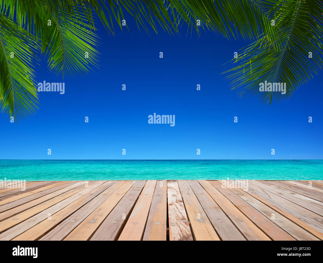beautiful beach and tropical sea Stock Photo - Alamy
