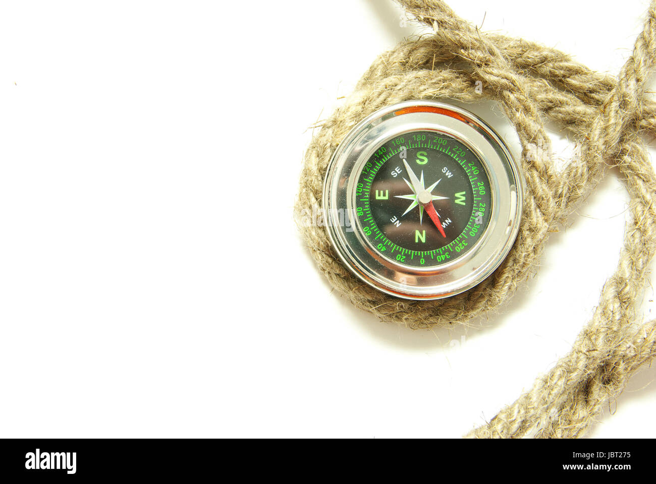 rope isolated on a white background Stock Photo - Alamy