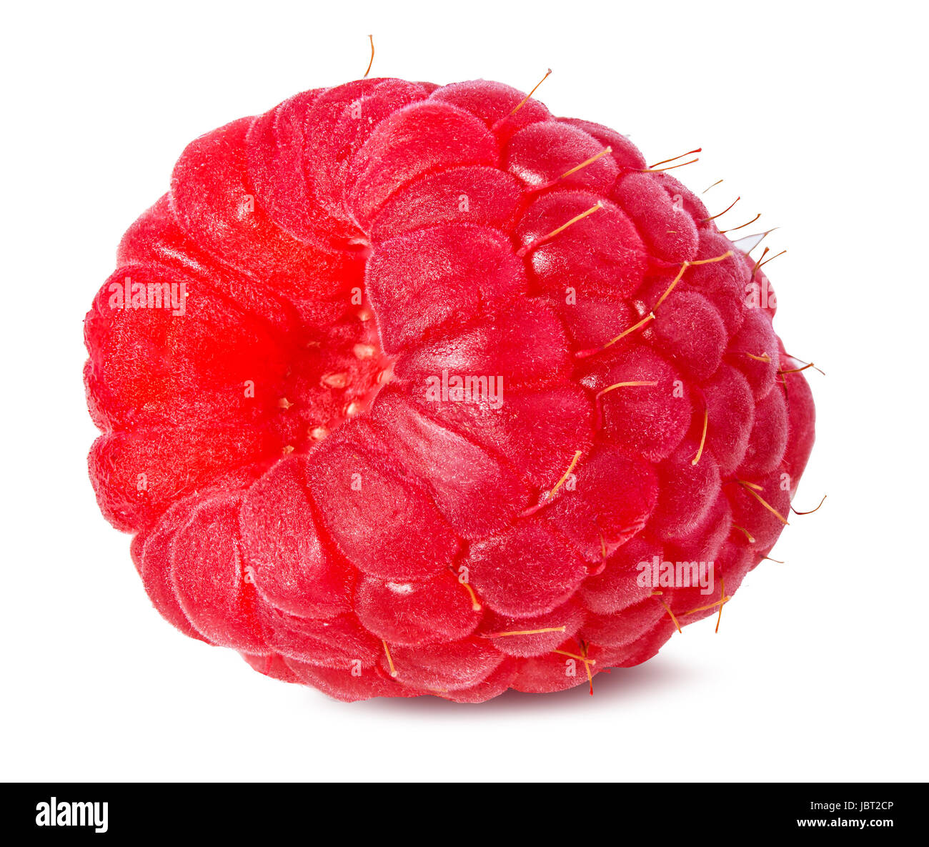 Raspberry isolated on white background Stock Photo - Alamy