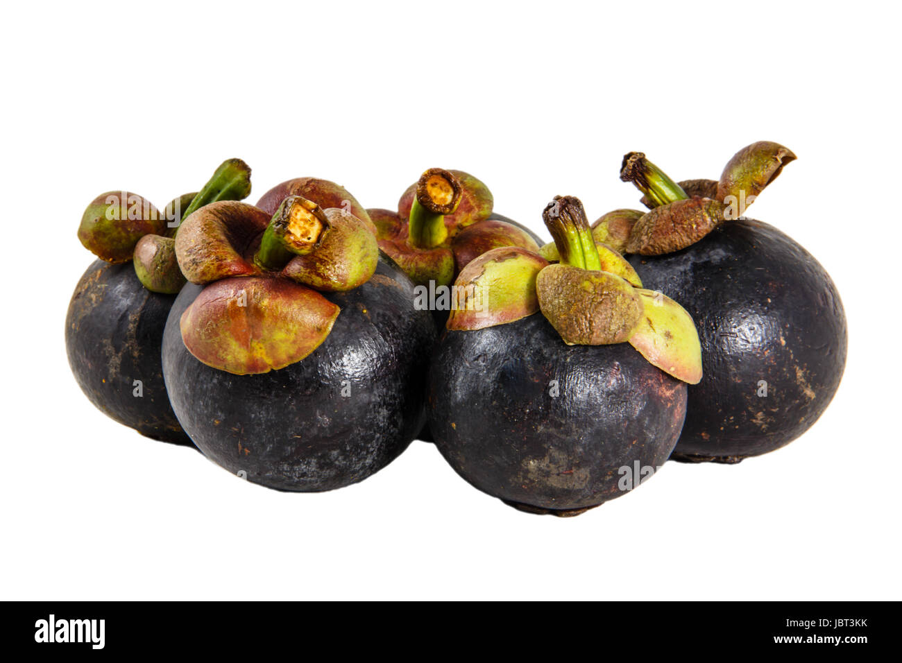 Mangosteen thick purple skin of the queen of fruits Stock Photo - Alamy