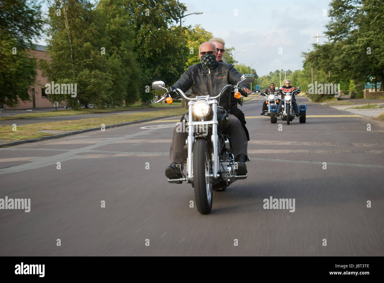 Group harley davidson motorcycles hi-res stock photography and images ...