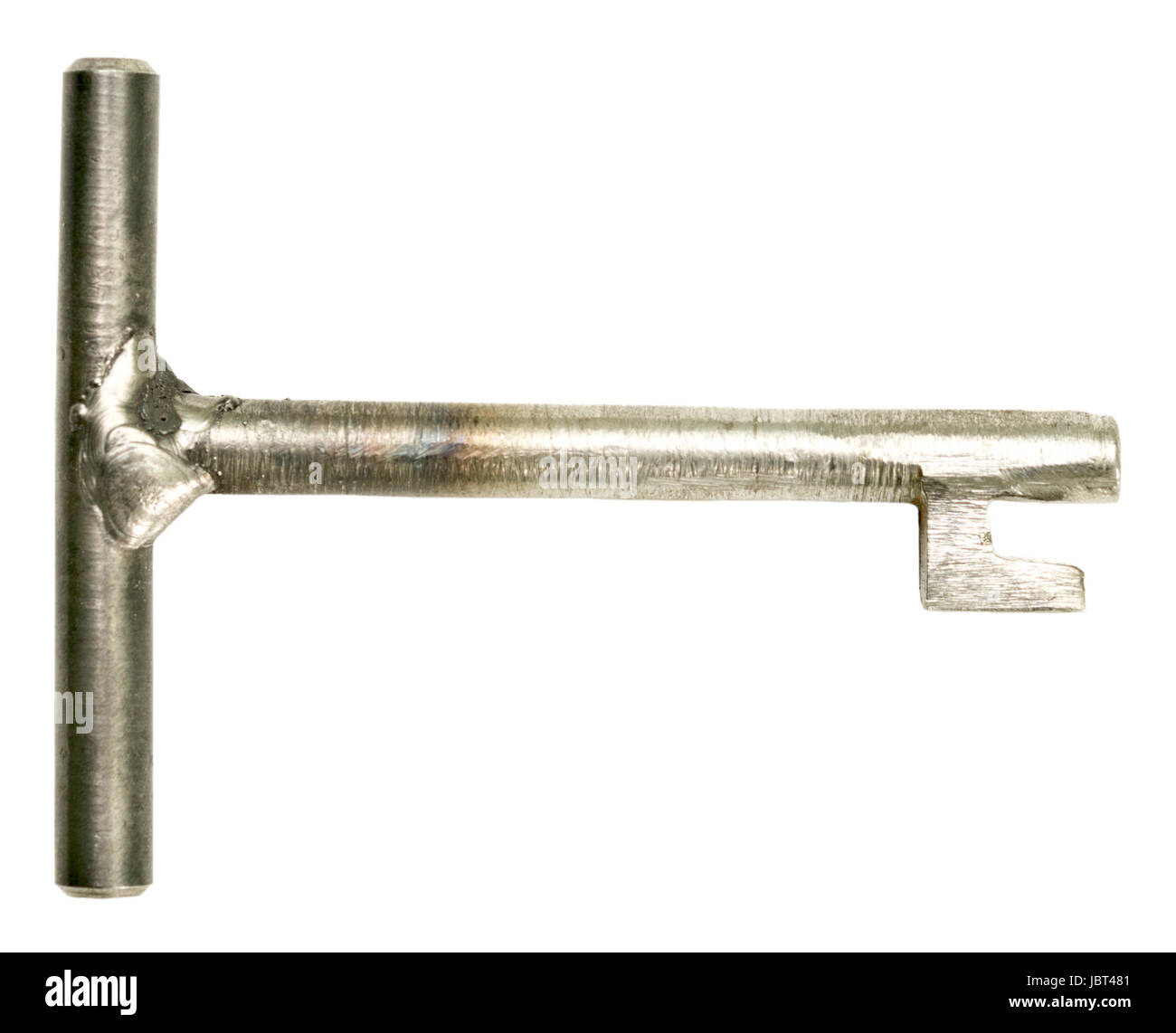 hand made key isolated on white background Stock Photo - Alamy