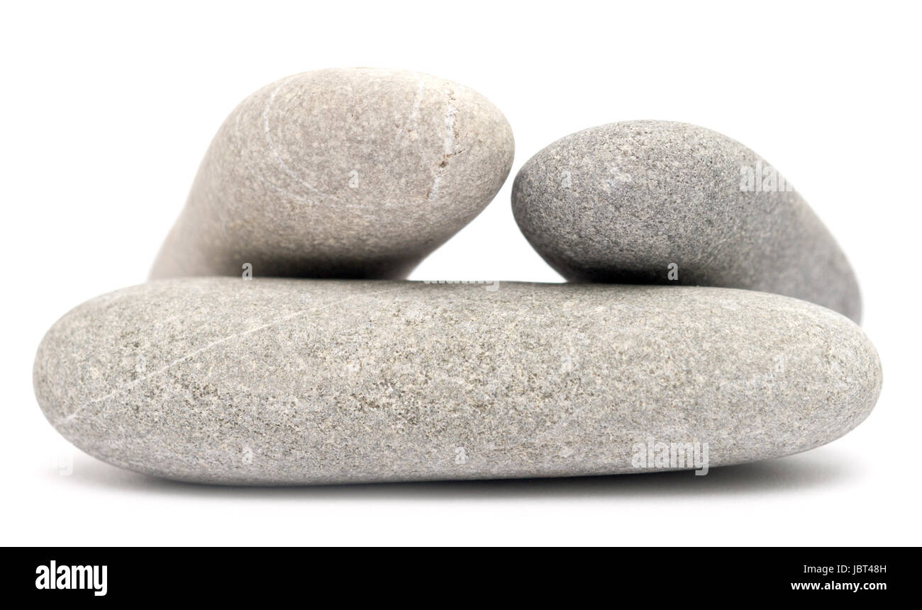 pebbles isolated on white background Stock Photo - Alamy
