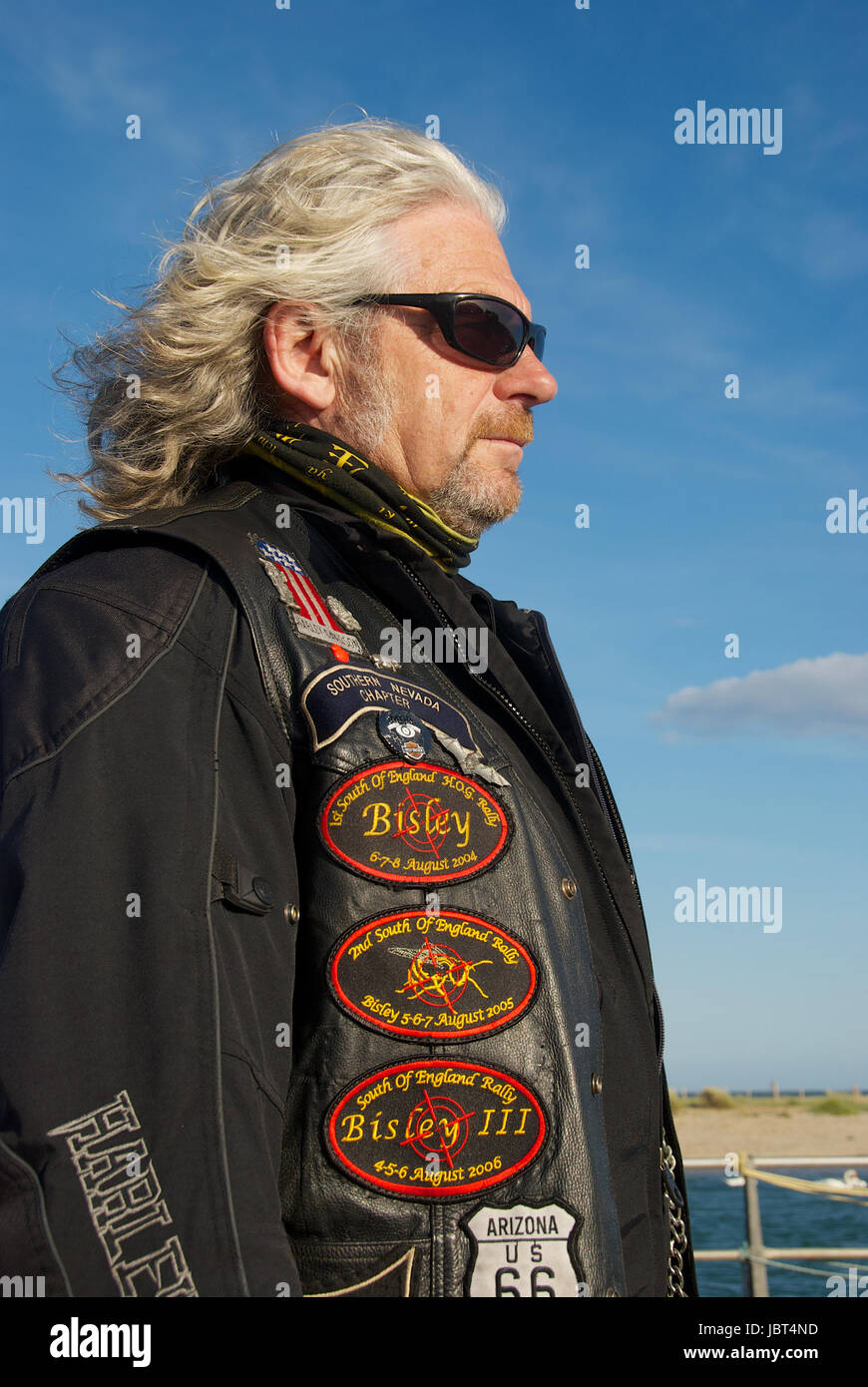 Harley Davidson motorcycles rider Stock Photo - Alamy