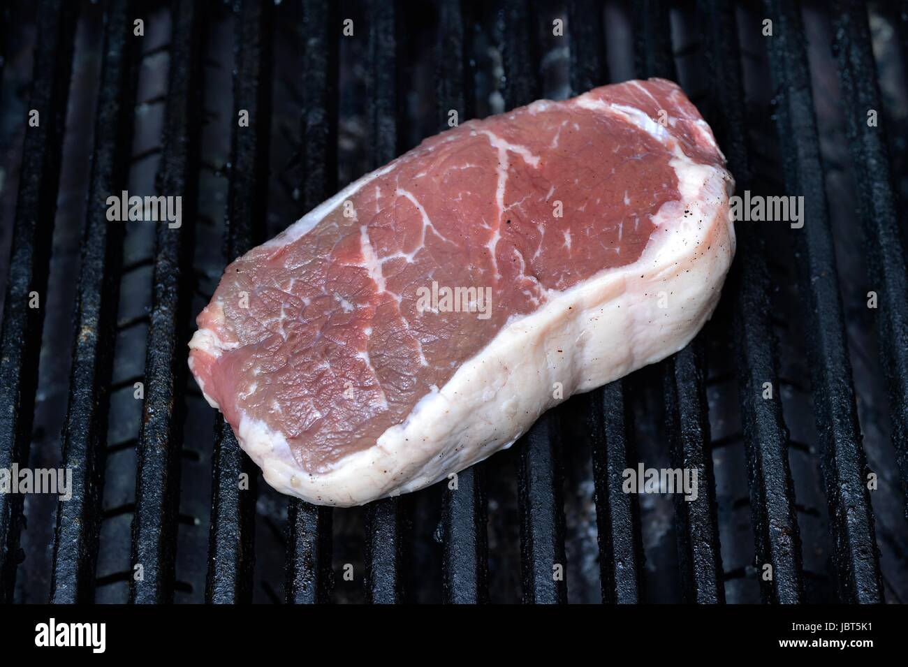 A close up shot of an Australian Porterhouse steak Stock Photo - Alamy