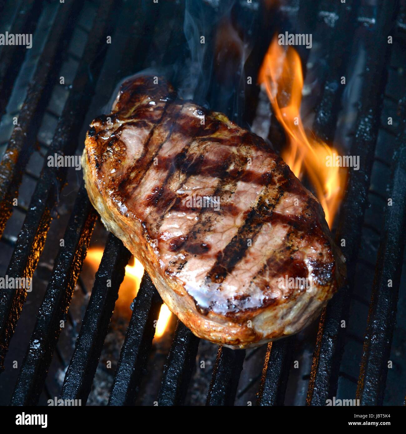 A close up shot of an Australian Porterhouse steak Stock Photo - Alamy