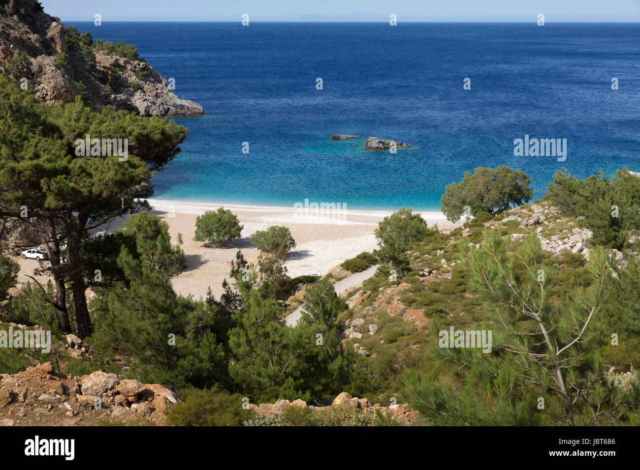 Strand auf der Insel Karpathos, Griechenland Stock Photo - Alamy