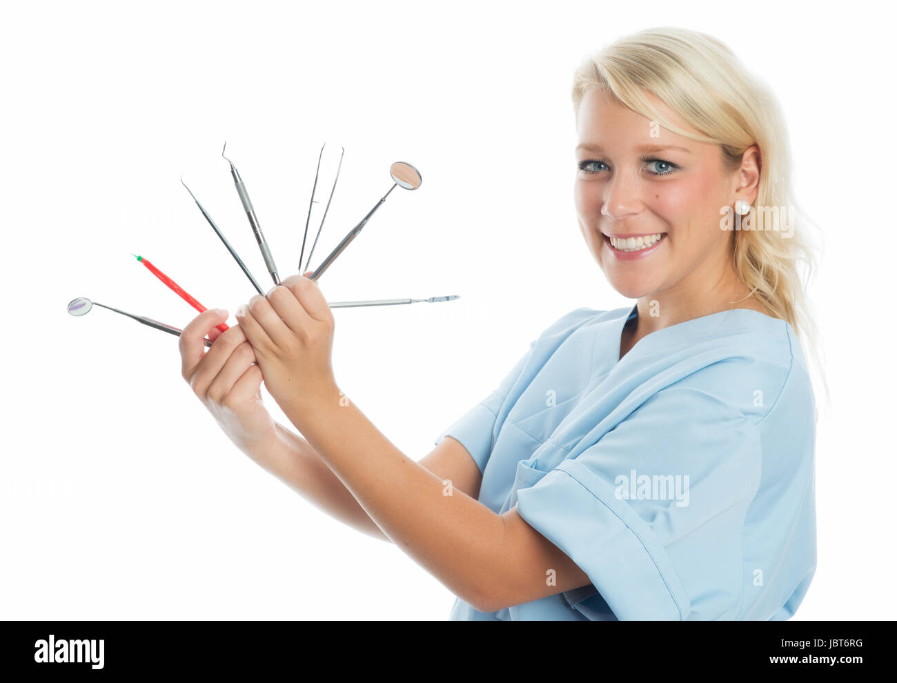 dentist with dental utensils Stock Photo - Alamy