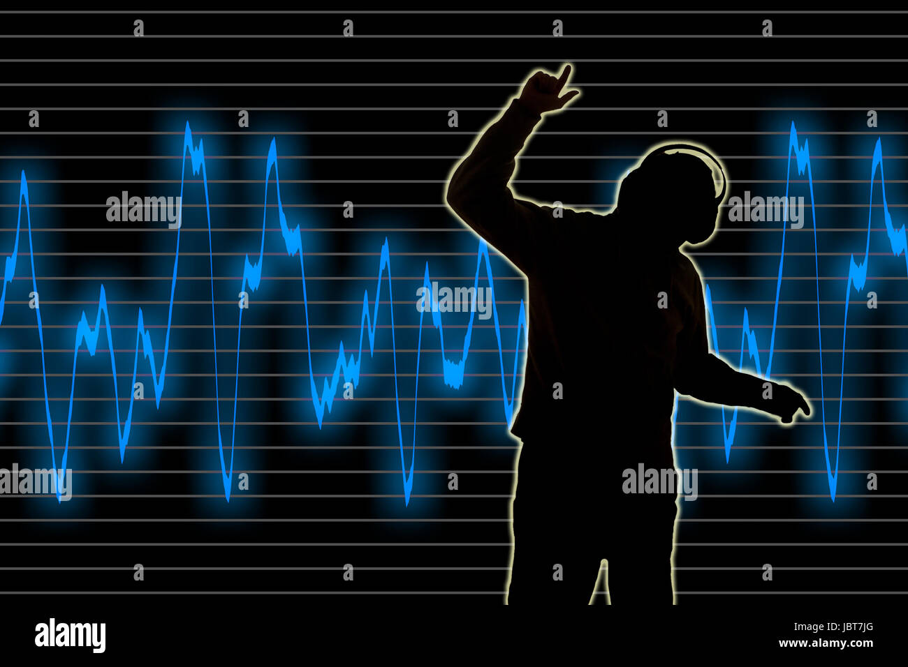 Sound waves hi-res stock photography and images - Alamy