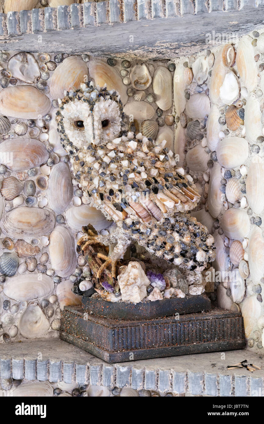 The Cilwendeg Shell House Hermitage, Boncath, Pembrokeshire, Wales. The ...