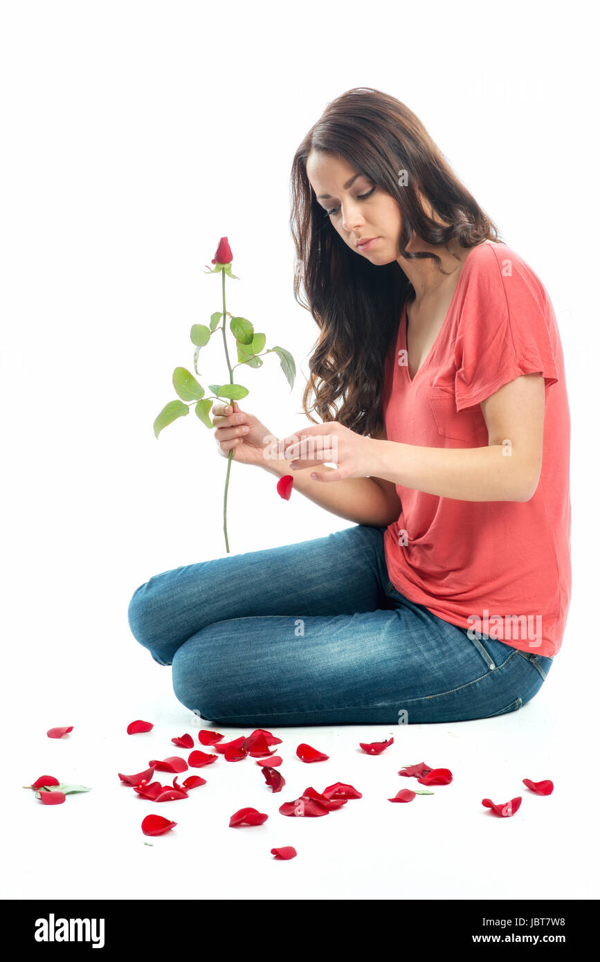 Lovers day beautiful woman Cut Out Stock Images & Pictures - Alamy