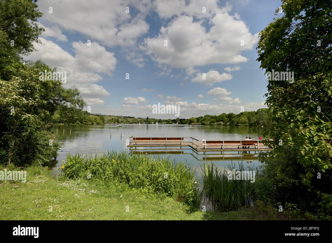 max-eyth-see in stuttgart Stock Photo - Alamy