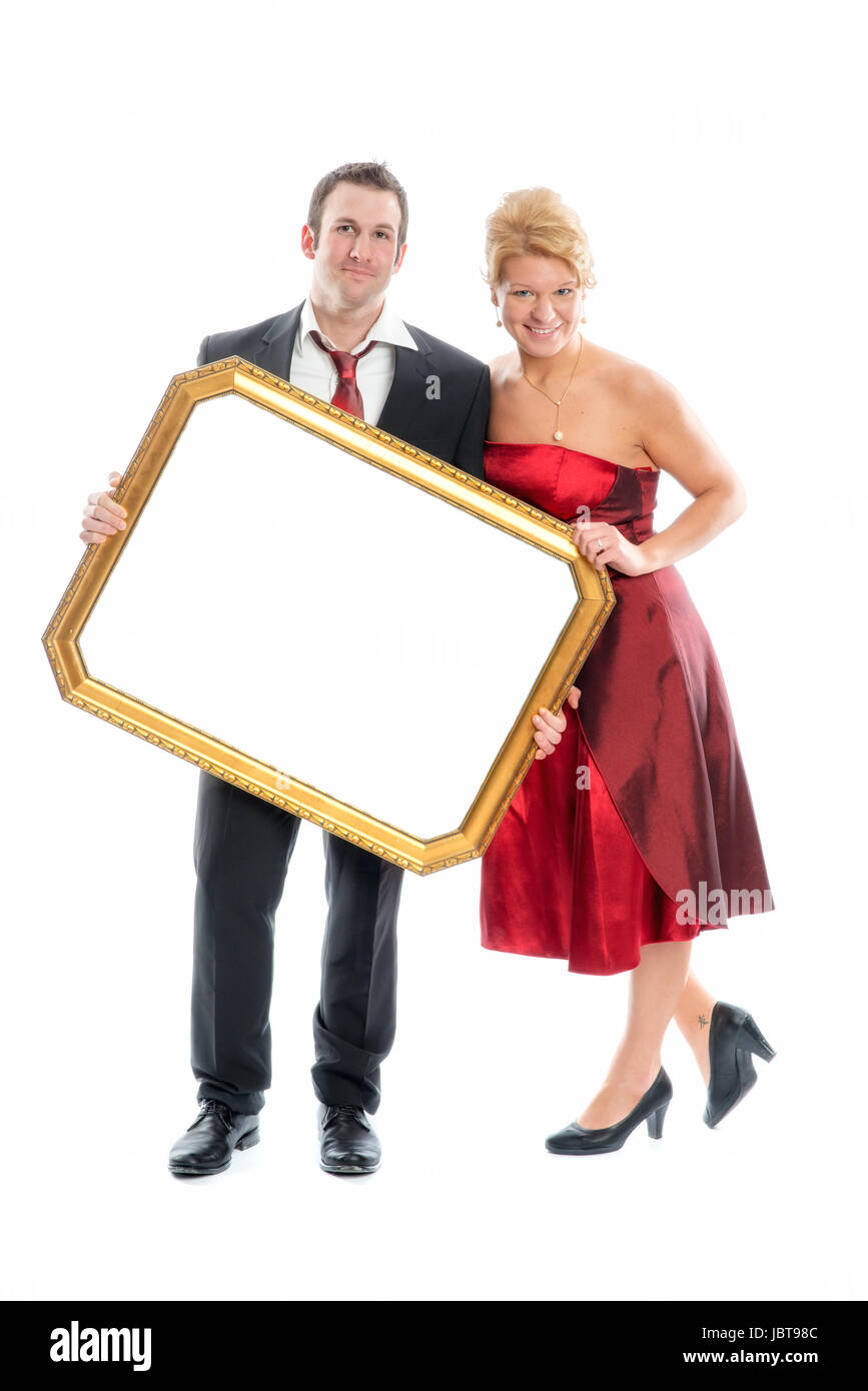 Women framing picture Cut Out Stock Images & Pictures - Alamy