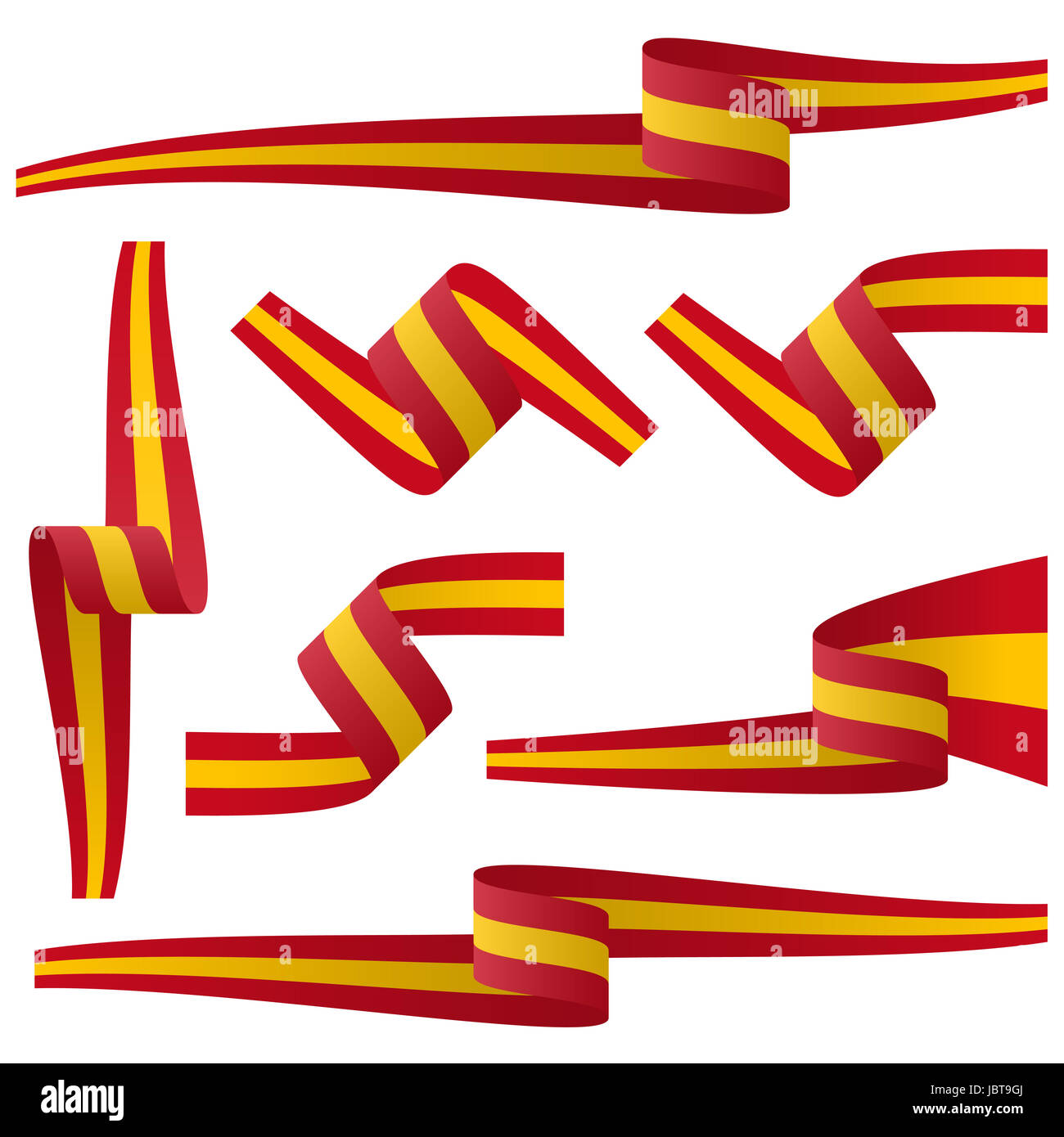 collection - spanish country flag banners Stock Photo - Alamy