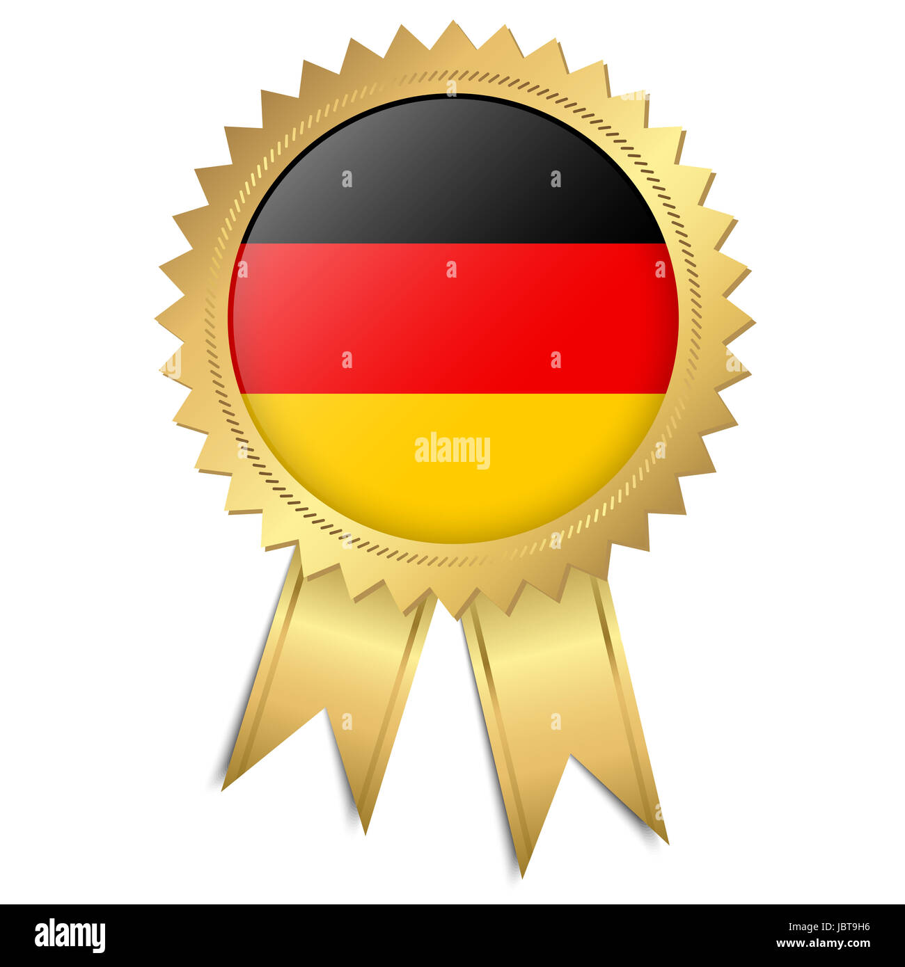 button with ribbon Made in Germany Stock Photo - Alamy