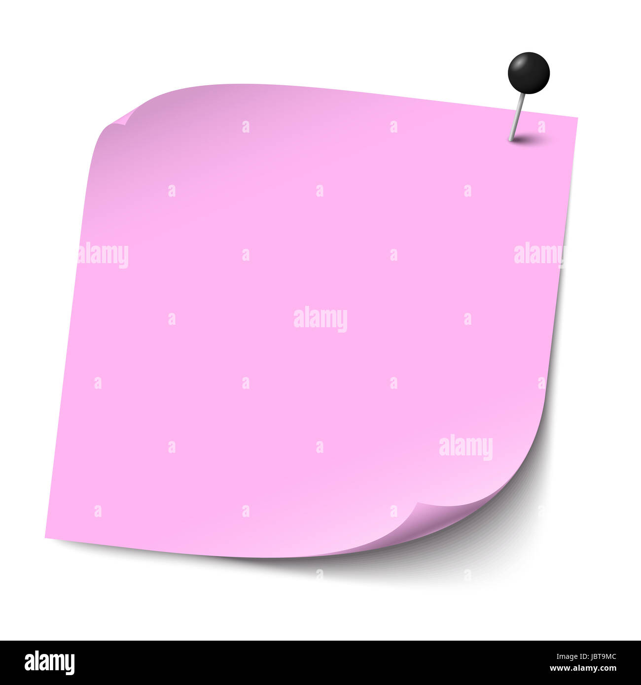 Roter notizzettel Cut Out Stock Images & Pictures - Alamy