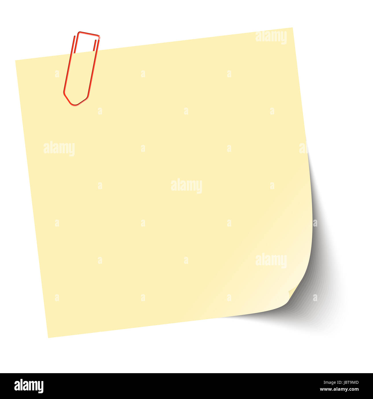 Gelber zettel Cut Out Stock Images & Pictures - Alamy