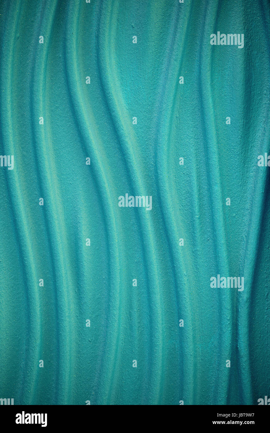 Turquoise texture wavy background. Interior wall decoration. Abstract ...