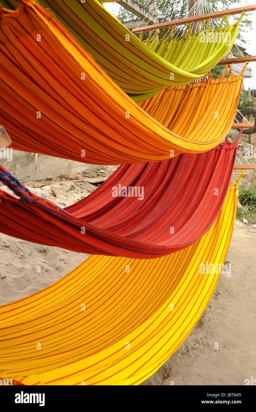 Woven hammocks hi-res stock photography and images - Alamy