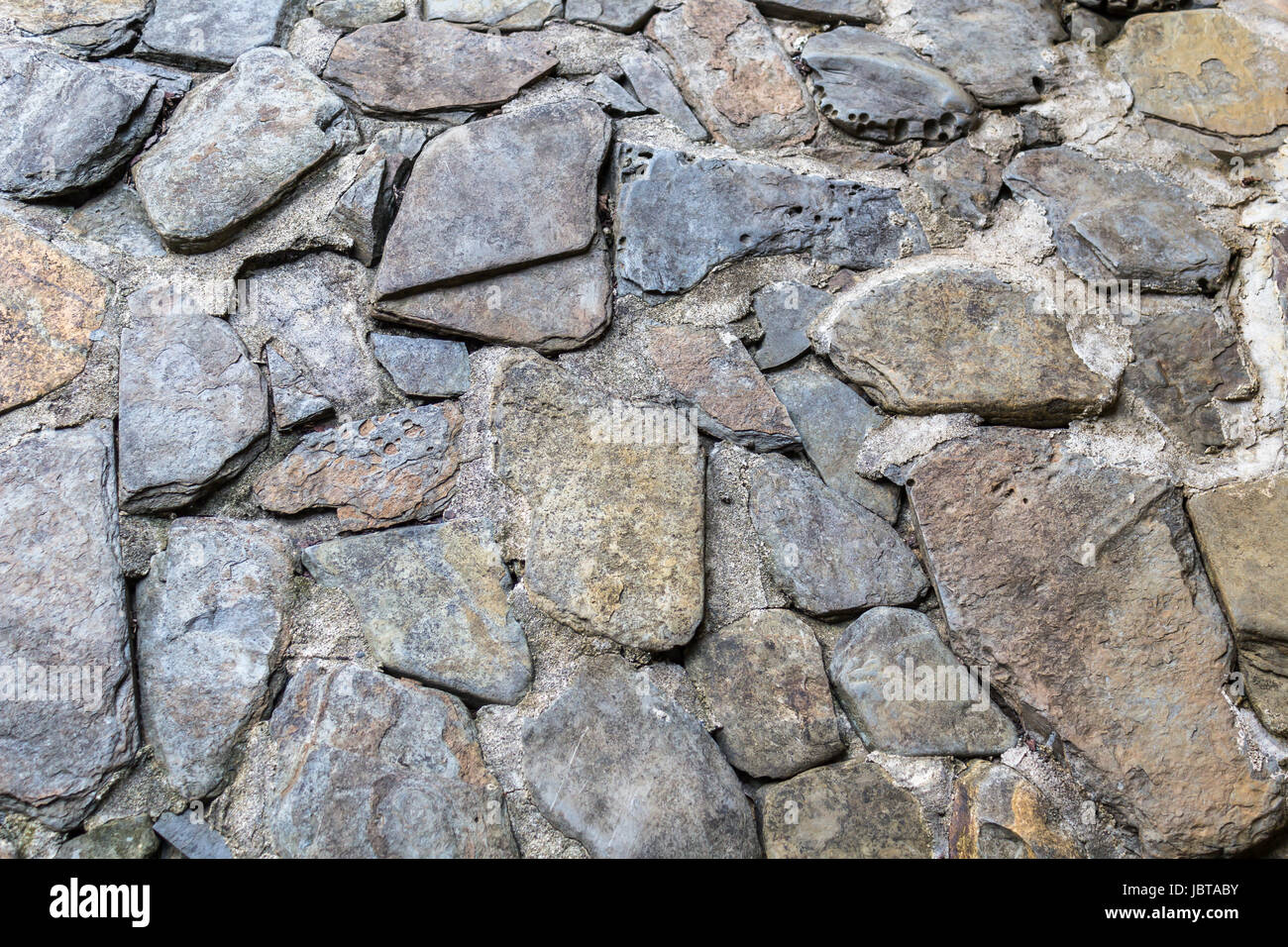 Closeup pattern and texture of stone wall Stock Photo - Alamy
