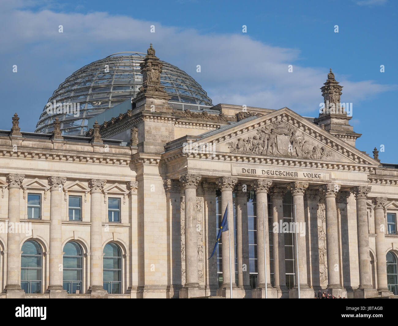 Reichstag German houses of parliament in Berlin Germany Stock Photo - Alamy