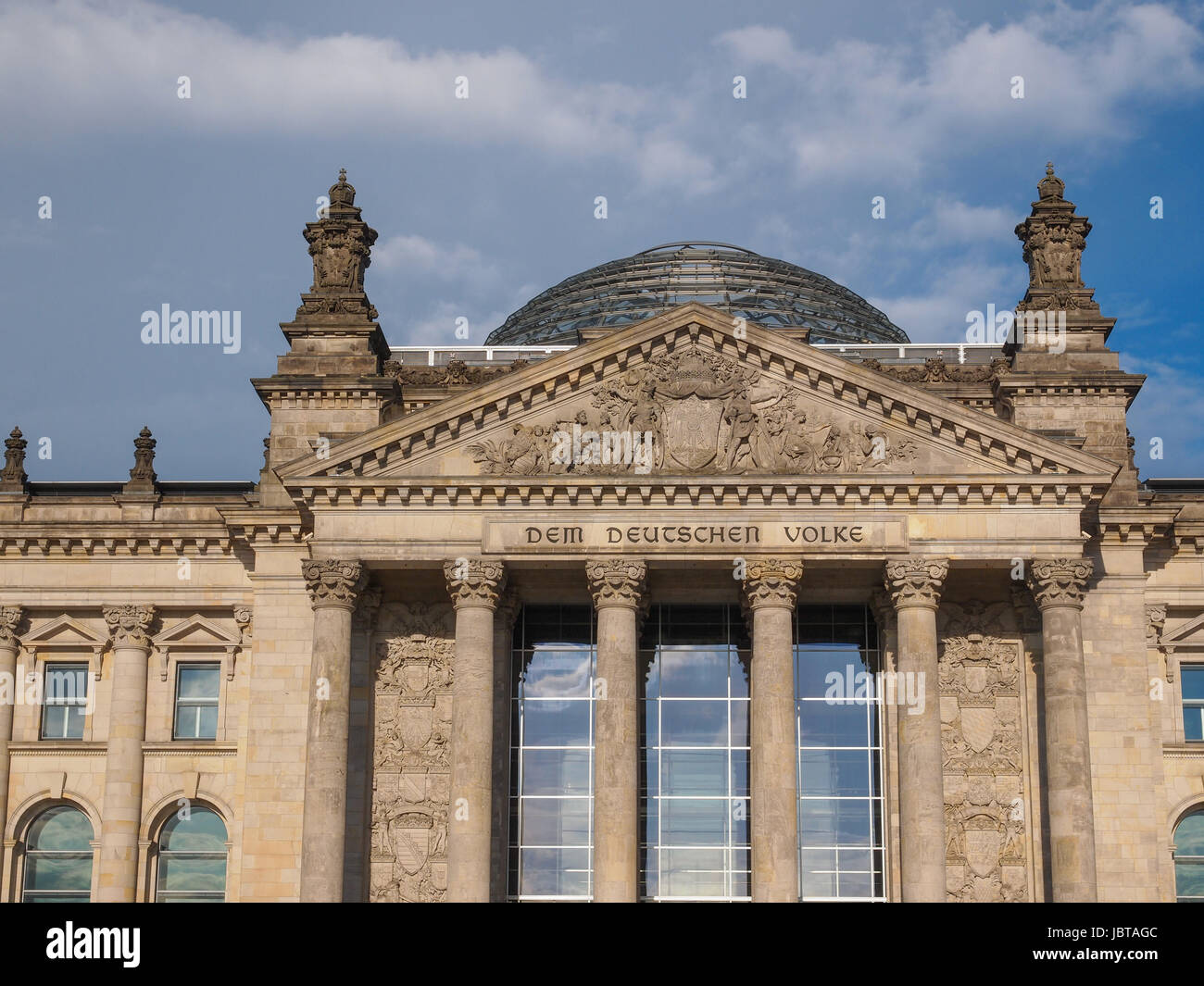 Reichstag German houses of parliament in Berlin Germany Stock Photo - Alamy