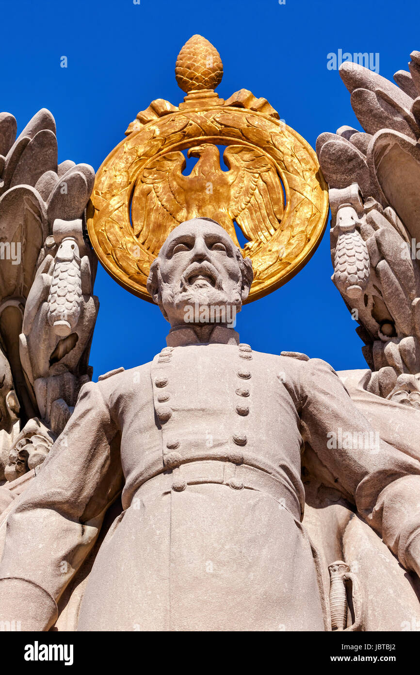 George Gordon Memorial Civil War Statue Pennsylvania Ave Washington DC ...