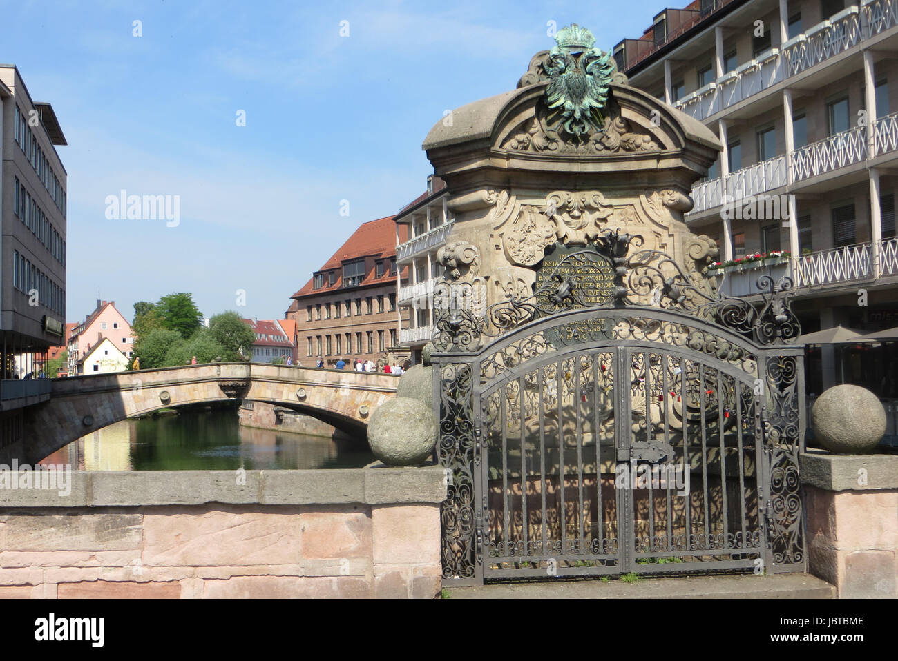 museum bridge nuremberg Stock Photo - Alamy
