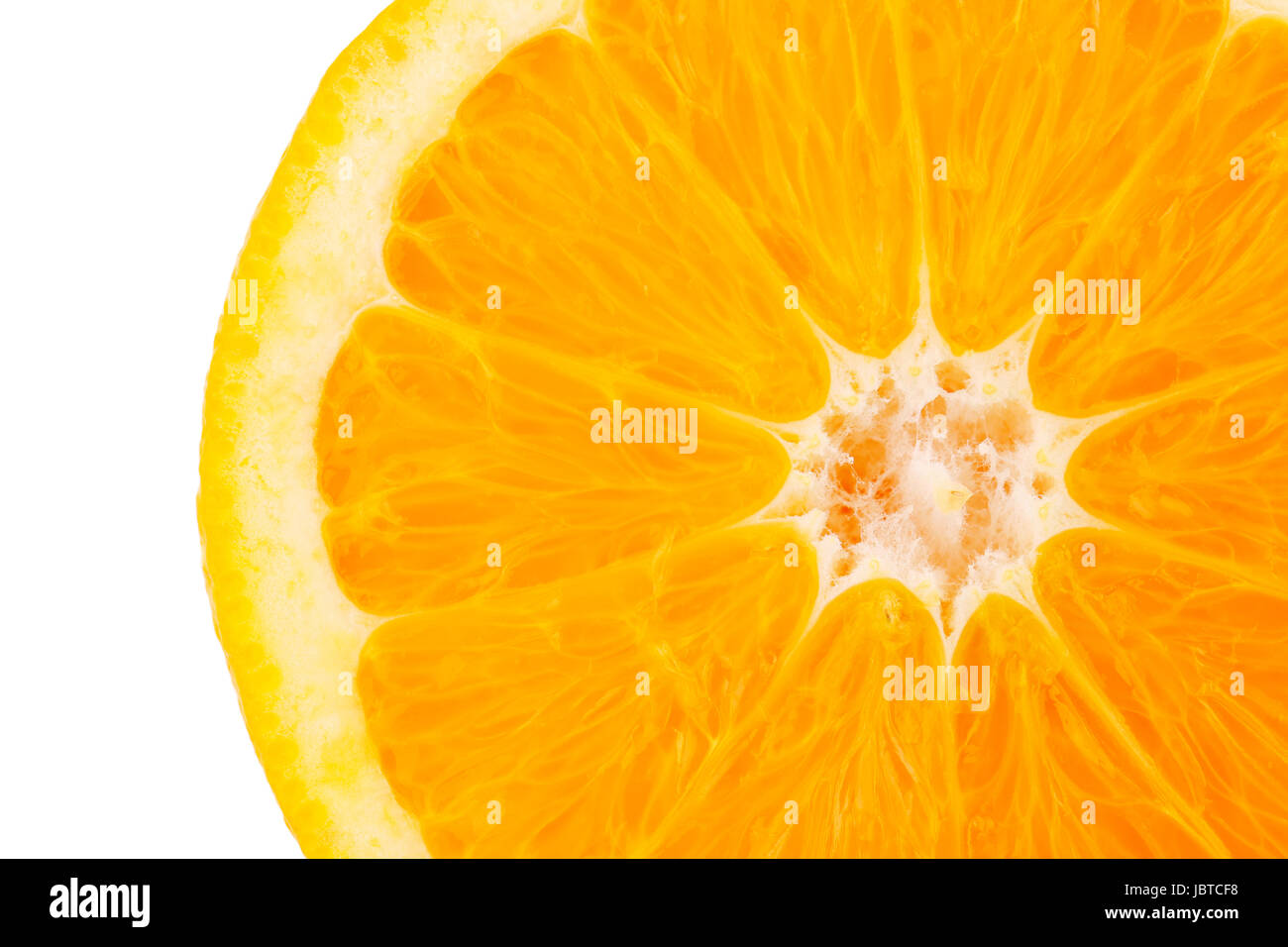 Cross section of an orange Stock Photo - Alamy