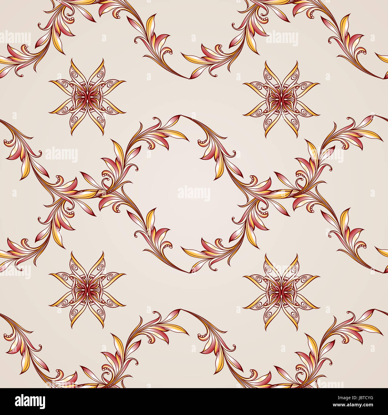 Four patterns among curve lines. Symmetry. Parallel Stock Photo - Alamy