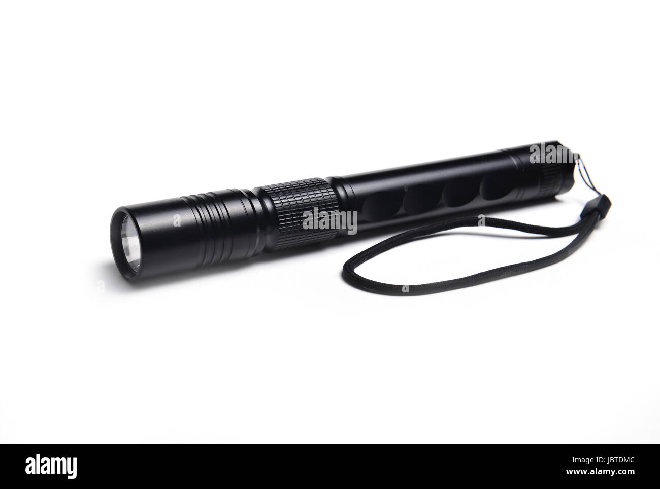 led flashlight isolated on white background Stock Photo - Alamy