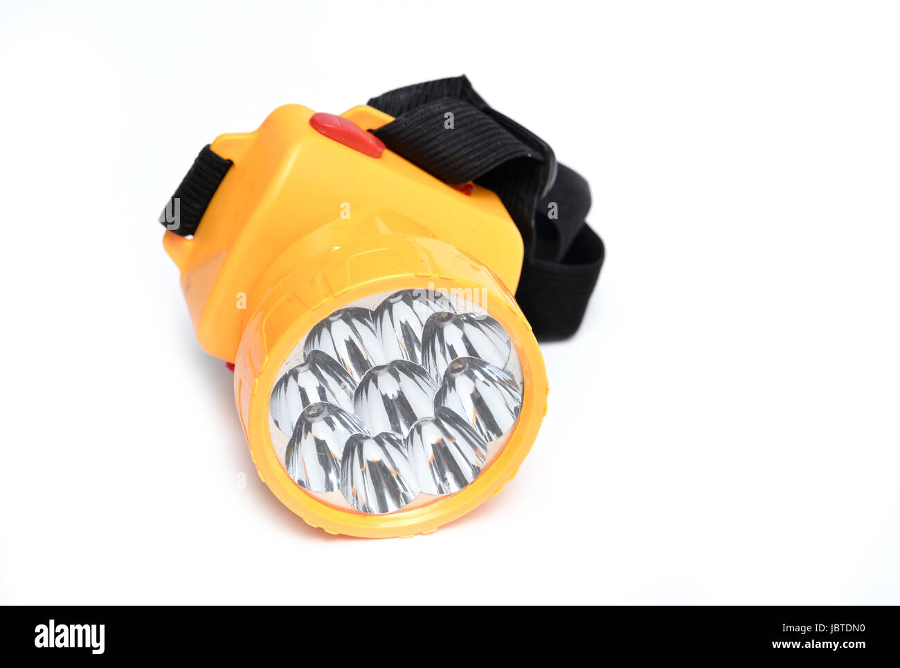 led flashlight isolated on white background Stock Photo - Alamy