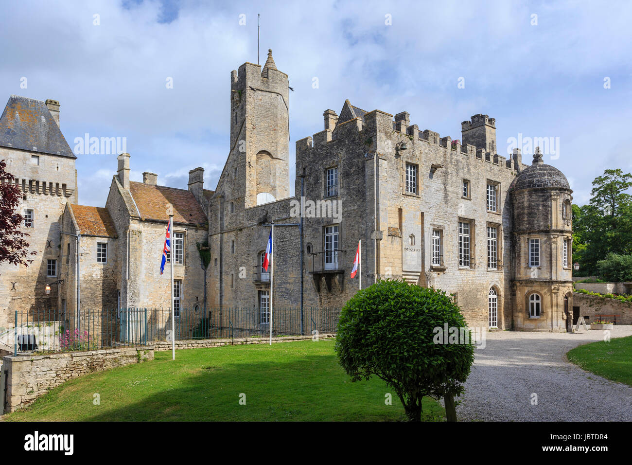 France, Calvados (14), Creully, le château // France, Calvados, Creully ...