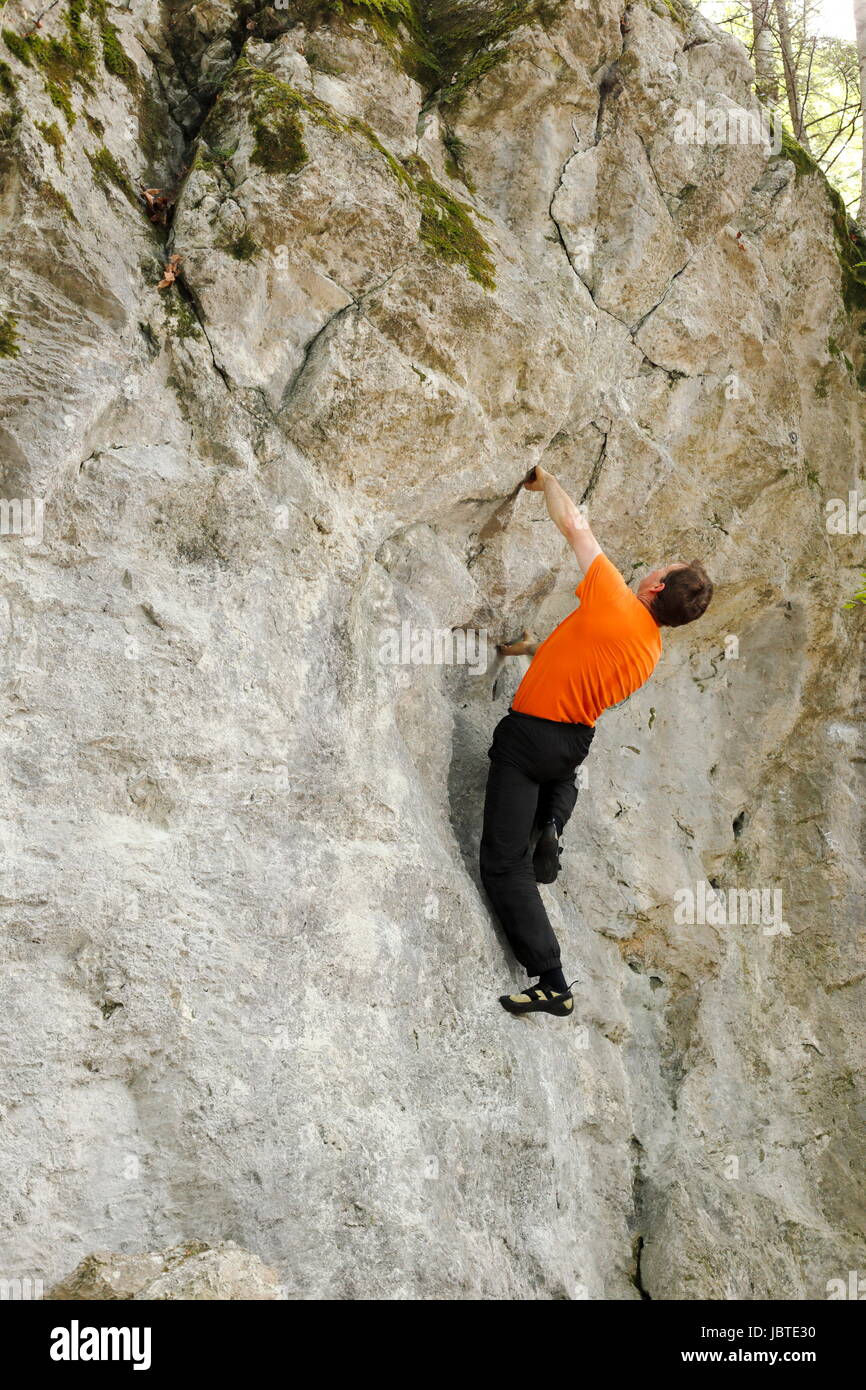 Bergsteiger übung hi-res stock photography and images - Alamy
