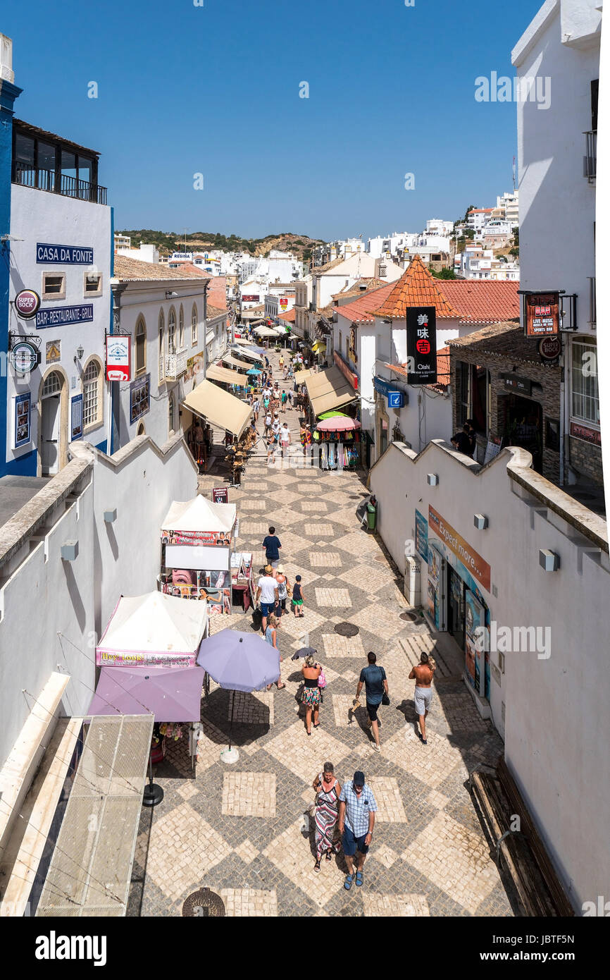 Europe, Algarve, Portugal, Praia dos Pescadores, Old Town, Albufeira ...